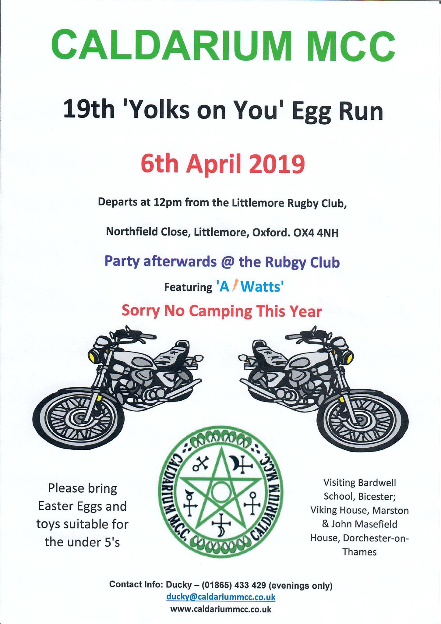 Egg Runs: Motorcycle Charity Events in April 2019 | Devitt